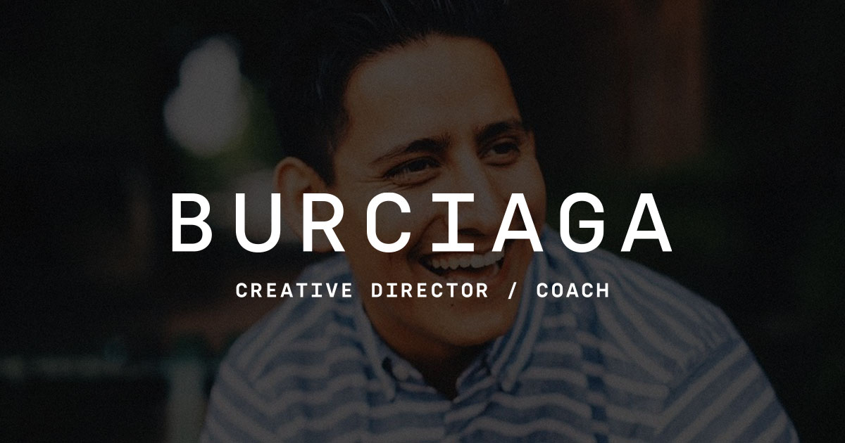 Strategic coaching for design agencies and conferences | Burciaga